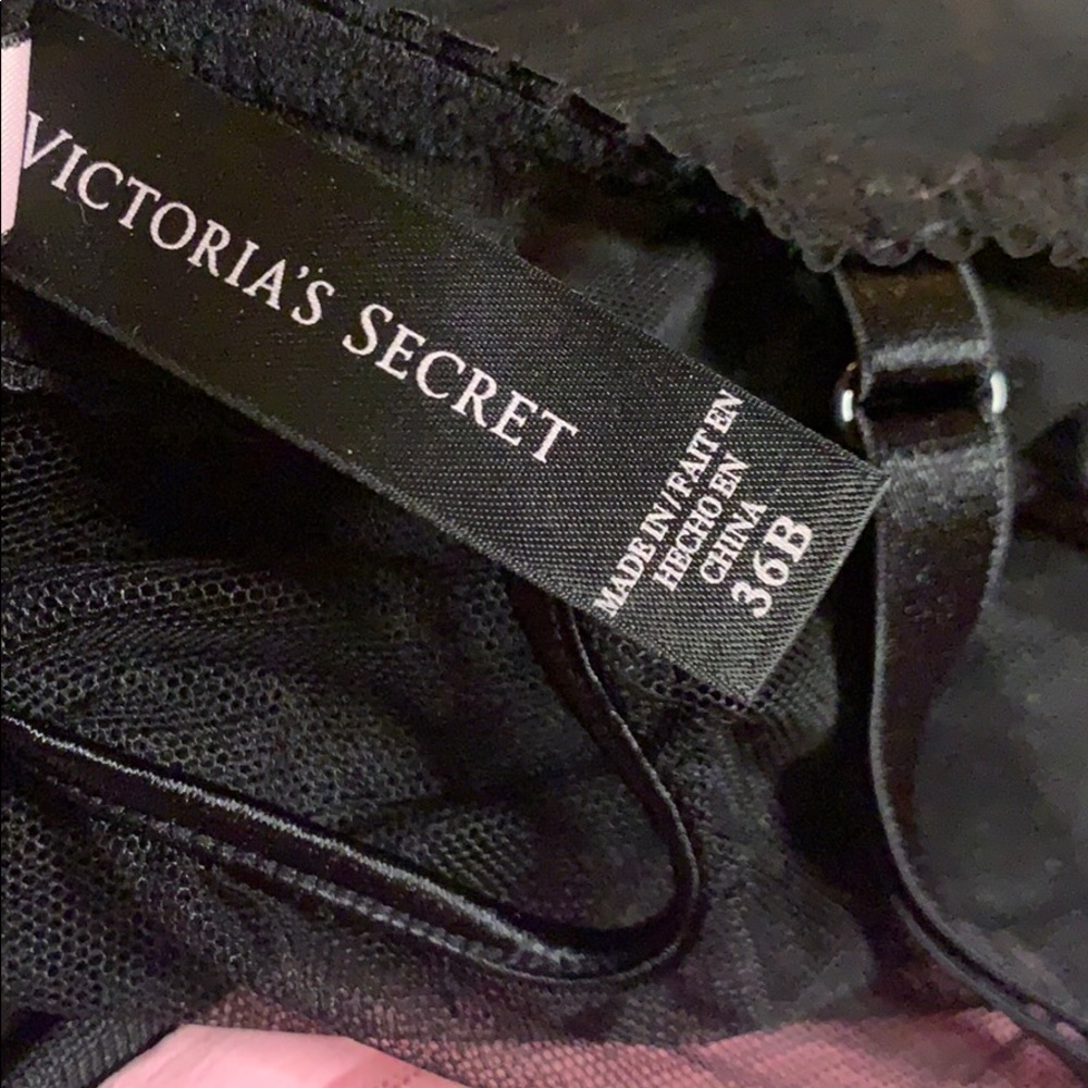 Victoria’s Secret Black Sheer Teddy Lingerie 36b - Gem